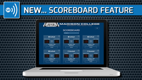 Team Scoreboard feature unveiled at SportReporting.com - SportReporting.com